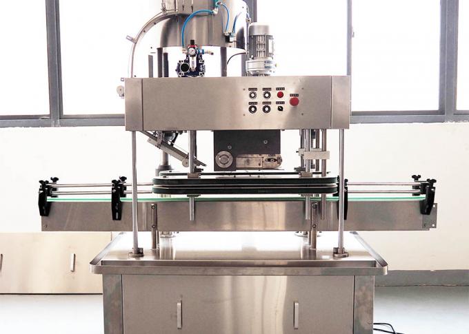 Automatic Linear Capping Machine Press Capper To Tighten And Secure Caps