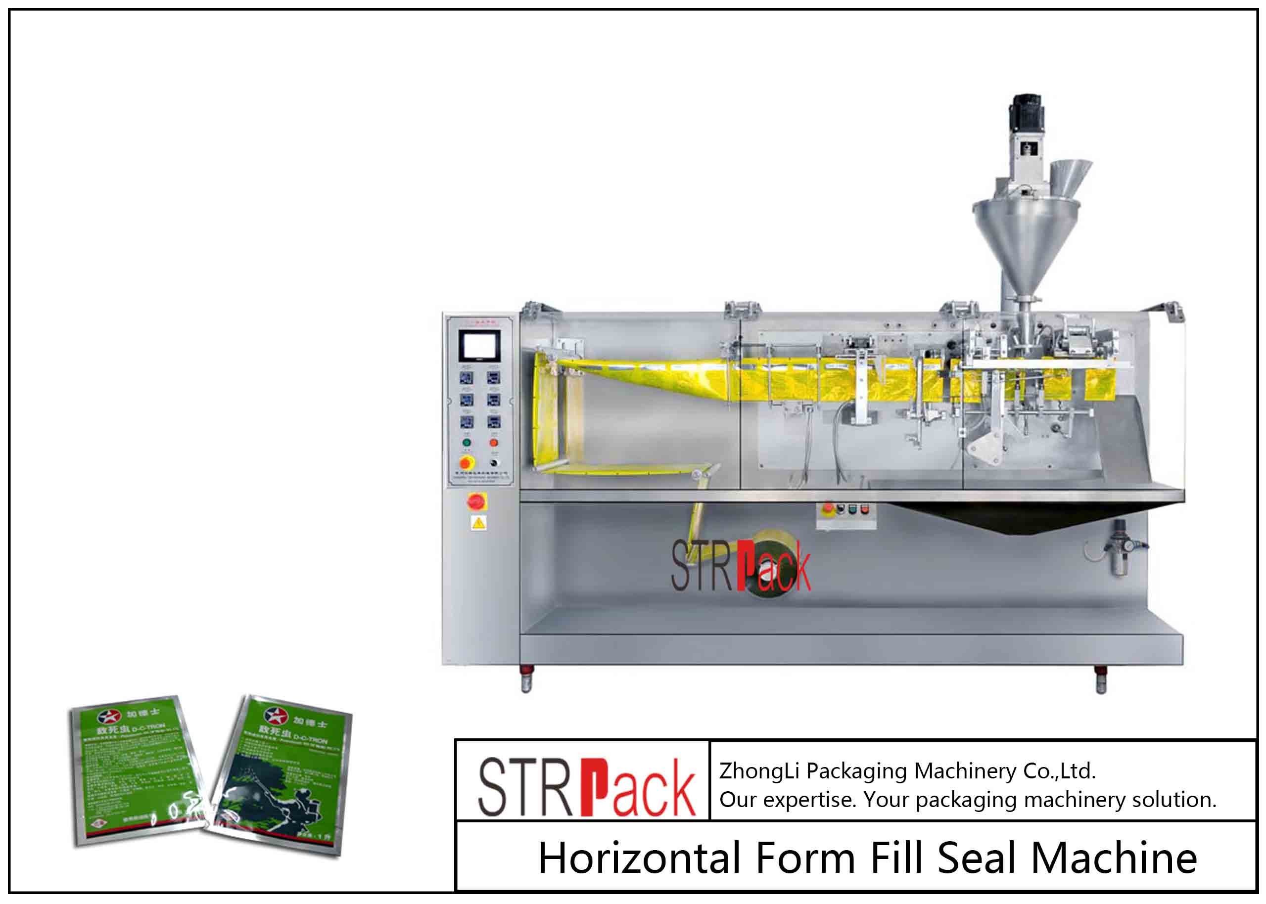 Flexible Horizontal Form Fill Seal Packaging Equipment For Small Bags ...